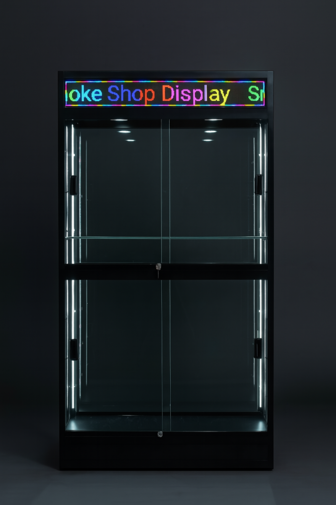 6X4 Feet Extra Vision Display With 8 Door Dual Sections and Dual ...